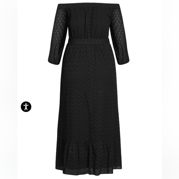 City Chic | Dresses | Nwt Refinity Ivy Maxi Dress Black | Poshmark